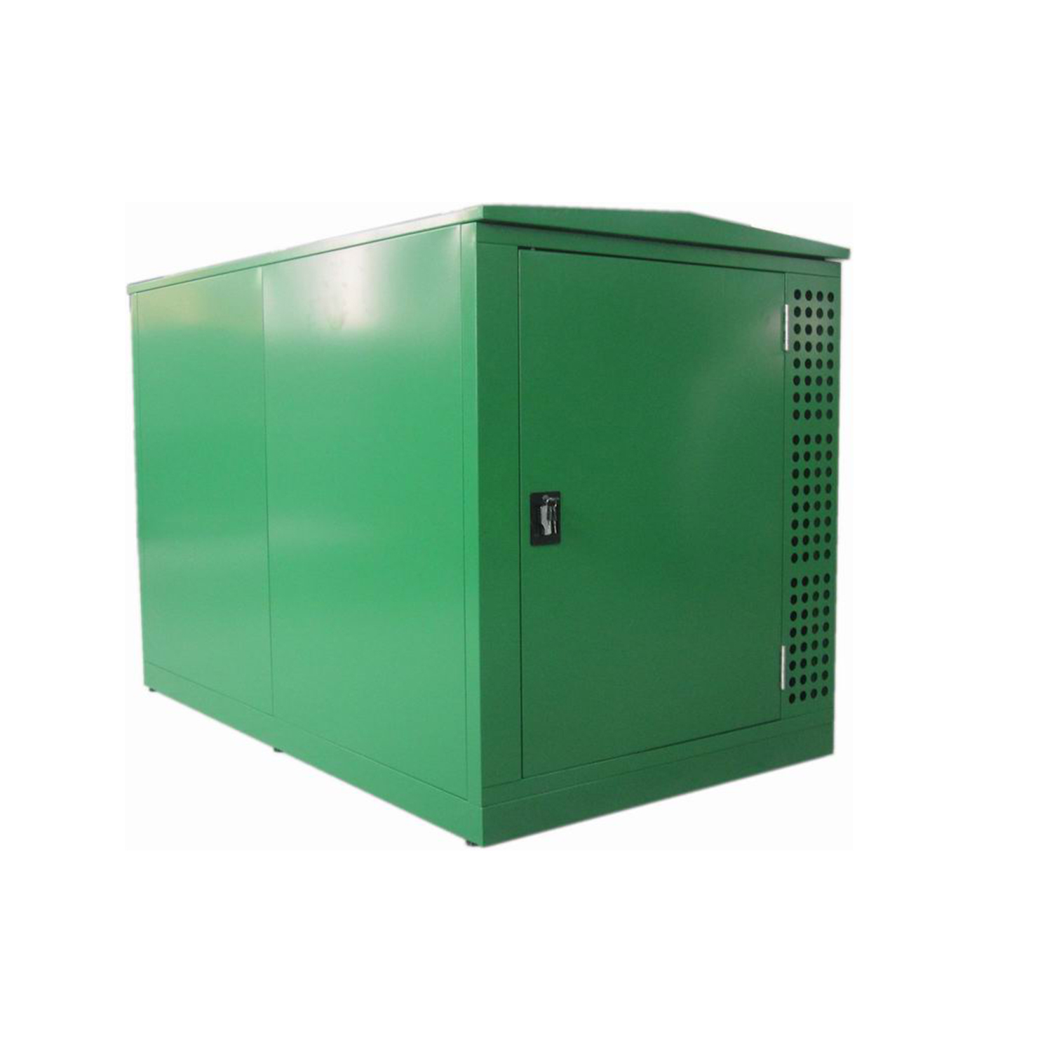 Secure Metal Bike Lockers for Outdoor Bicycle Storage