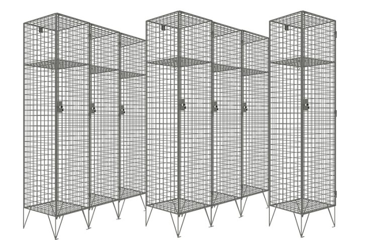 mesh caging,mesh locker for fire station storage equipment
