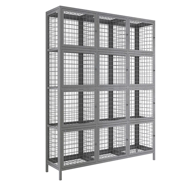Durable Mesh Lockers for Secure & Ventilated Storage