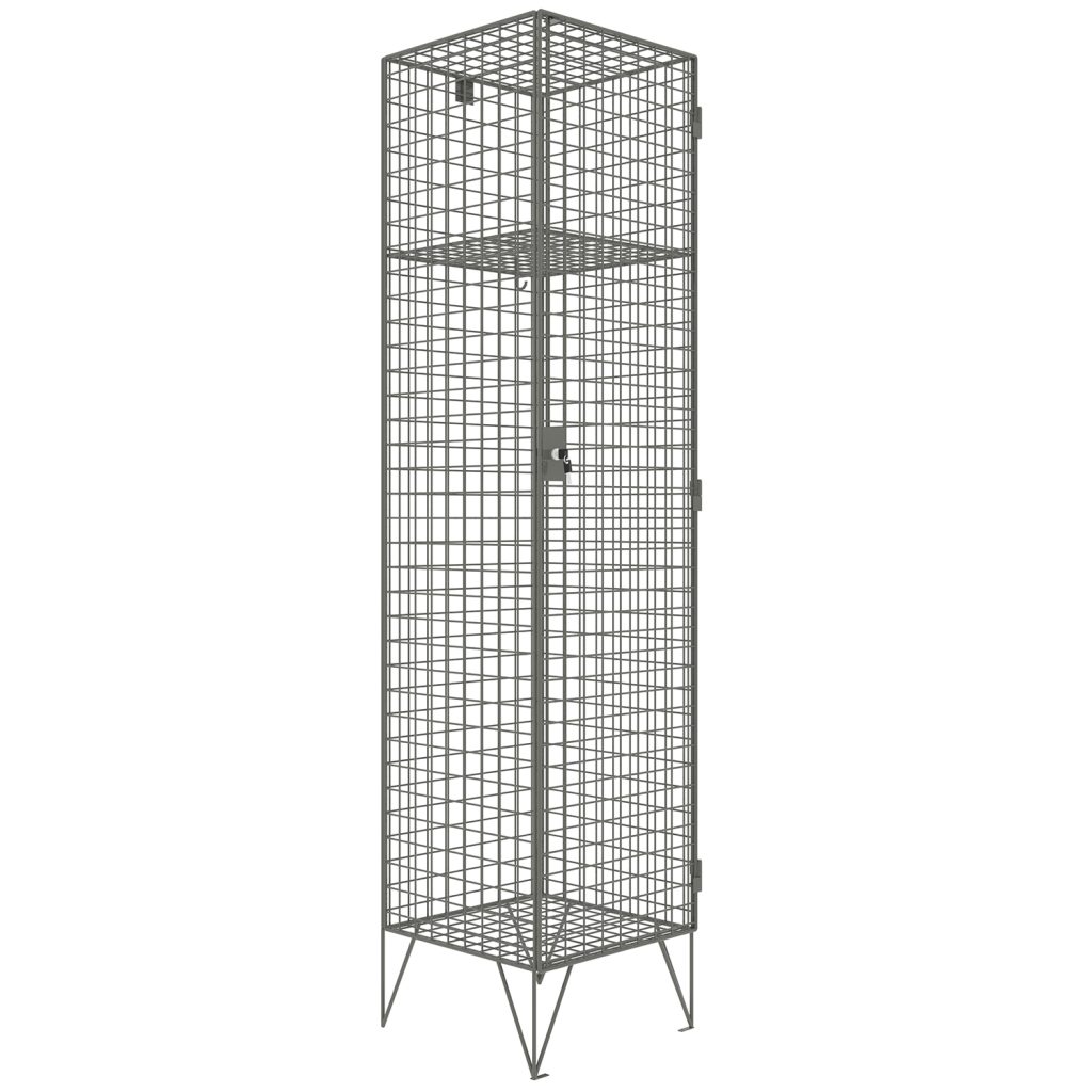 Durable Mesh Lockers for Secure & Ventilated Storage