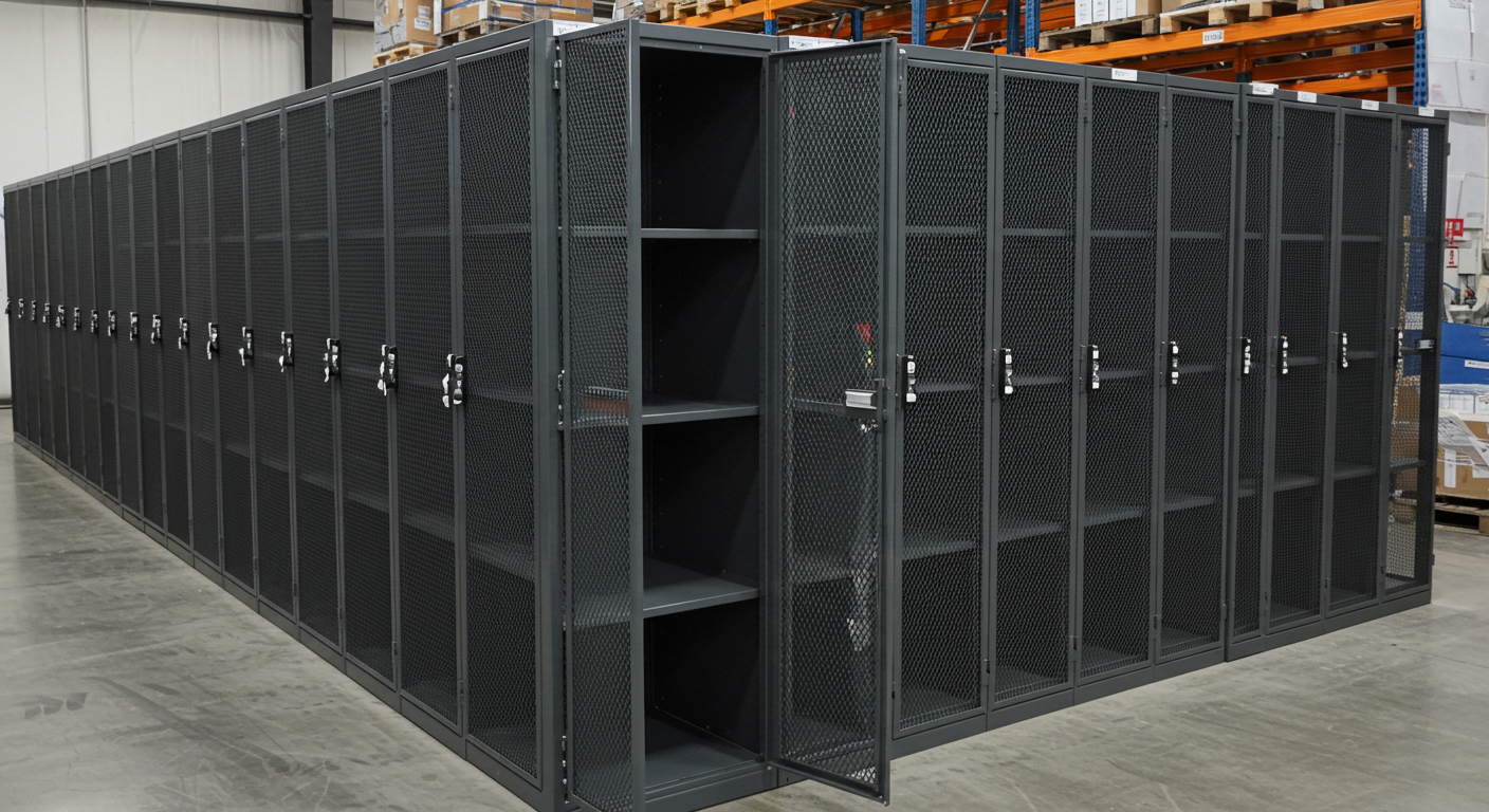 Buy Wire Mesh Lockers Online –Customizable Storage Solutions - | Metal ...