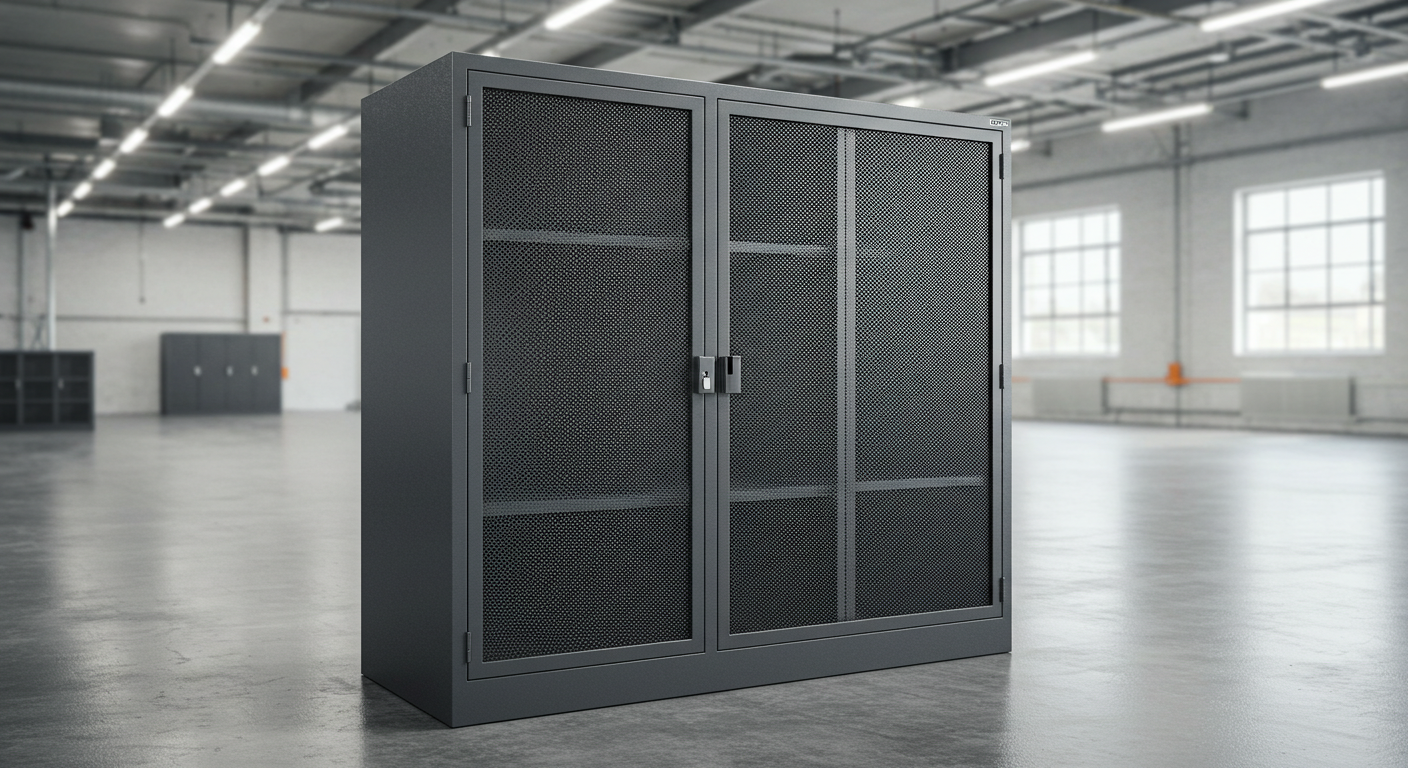 Commercial Locker Mesh Cabinet: Anti-Rust & Sturdy Design - | Metal ...