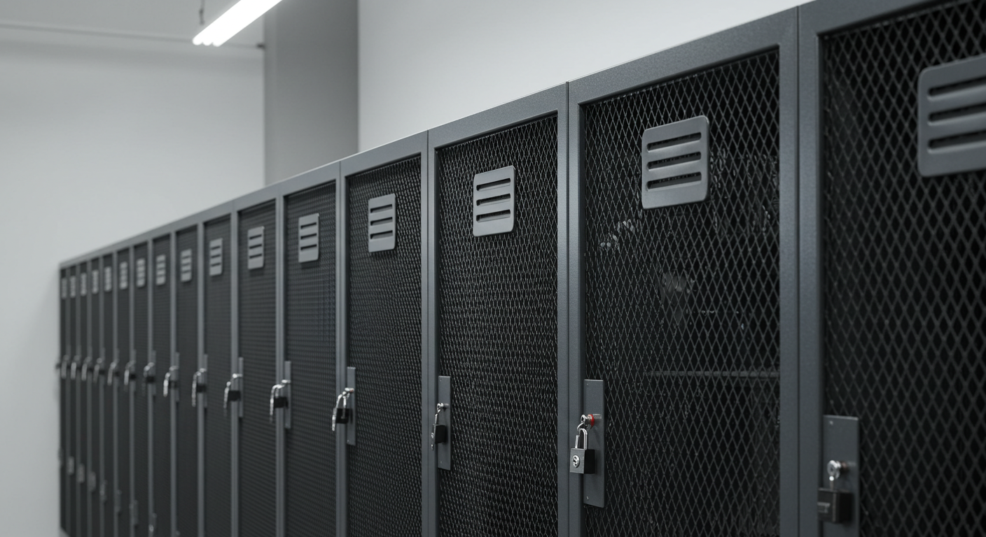 Order Industrial Mesh Lockers – Heavy-Duty Storage Solutions - | Metal ...