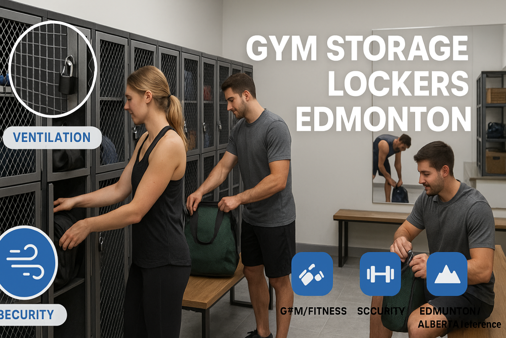 Gym Storage Lockers Edmonton | Secure Ventilated Units