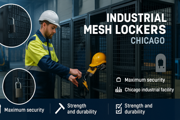 Industrial Mesh Lockers Chicago | Heavy-Duty Storage