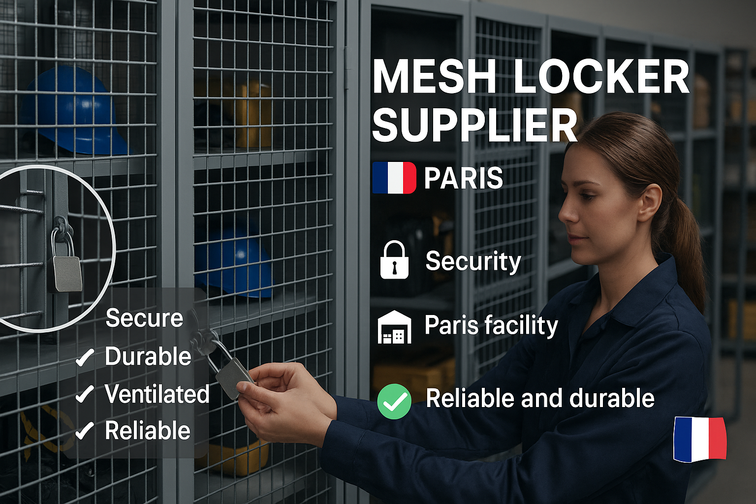 Mesh Locker Supplier Paris | Secure Mesh Storage
