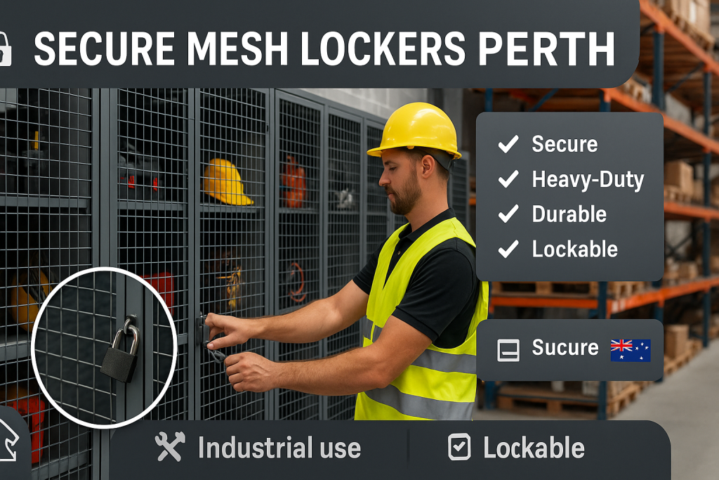 Secure Mesh Lockers Perth | Heavy-Duty Storage Units