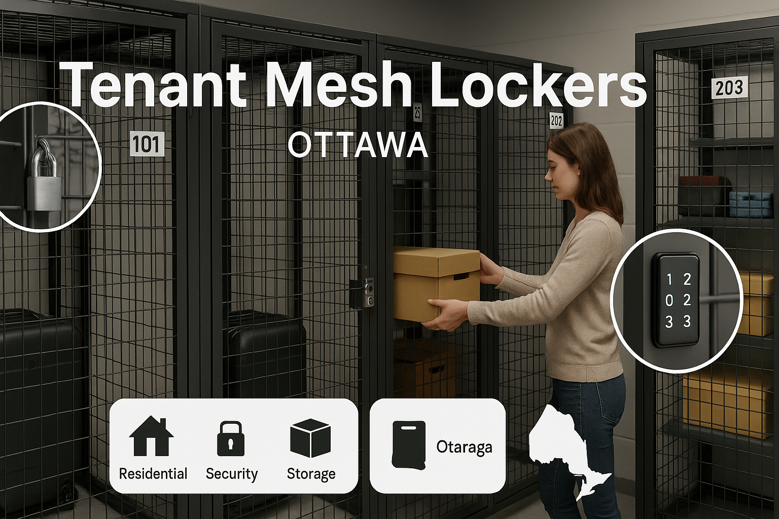 Tenant Mesh Lockers Ottawa | Safe Shared Storage