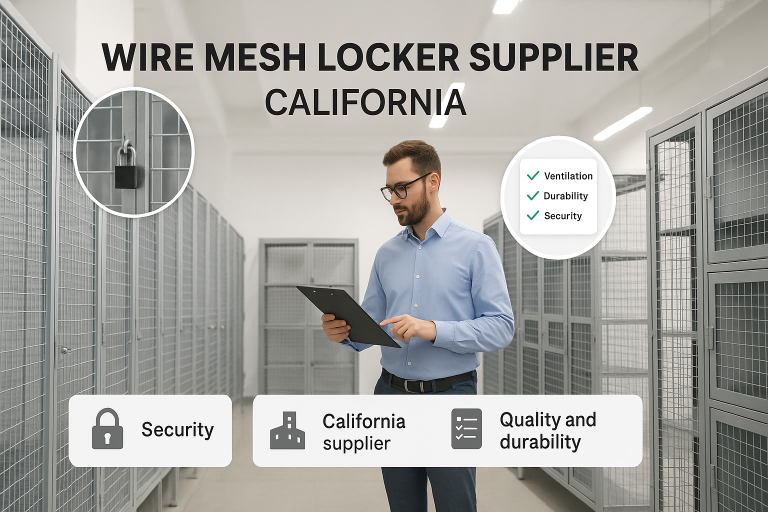 Wire Mesh Locker Supplier California | Durable Storage
