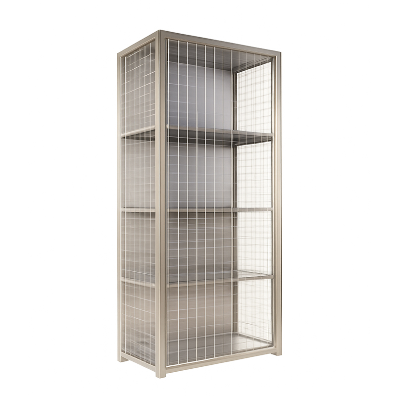 Iron Perforated Mesh Lockers,Single And Triple Tiers