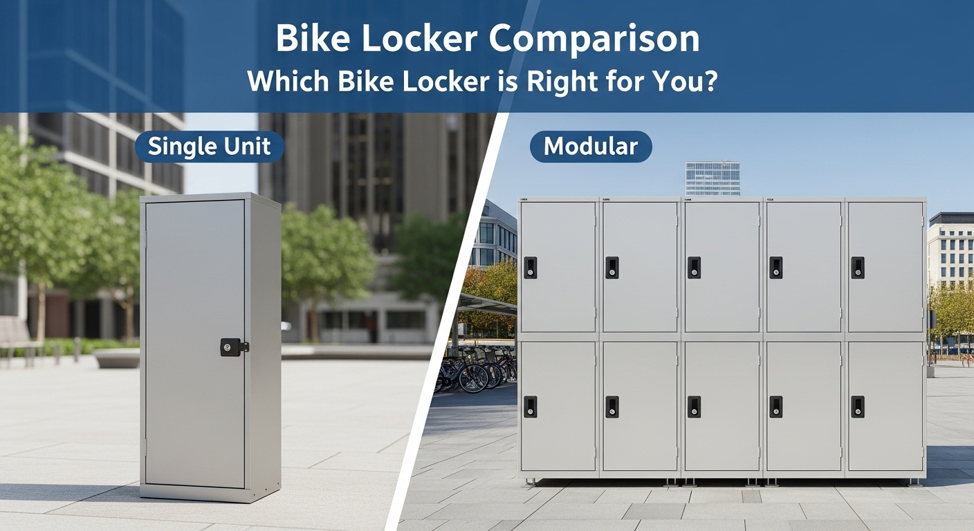 Single Unit vs Modular Bike Locker: Which is Best for You?